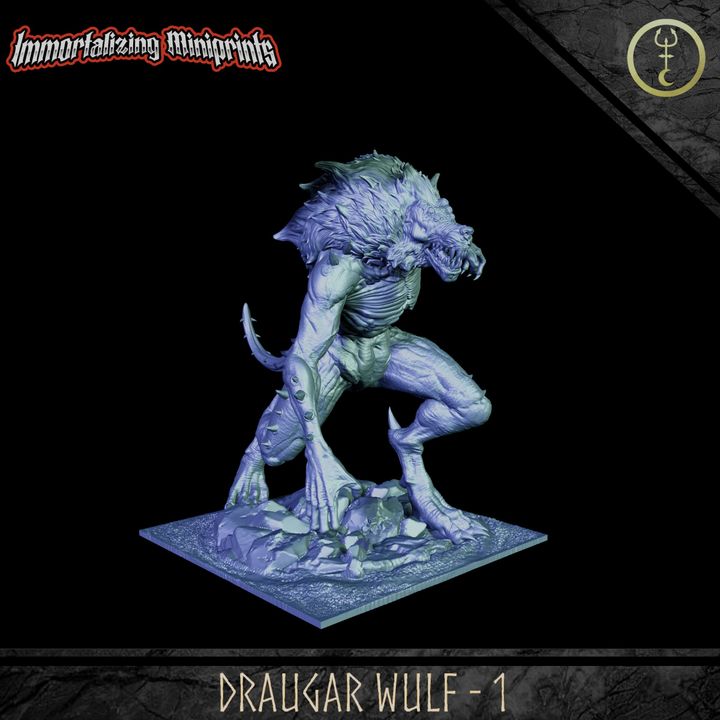 3D Printable Draugar Wulfs by Immortalizing Miniprints